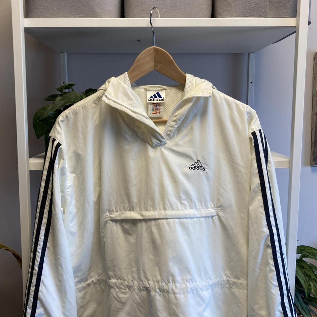 Adidas Men's White Jacket | Depop