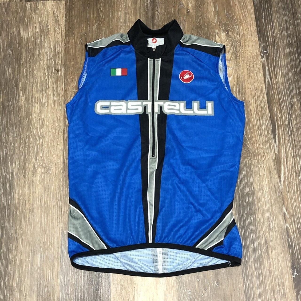 Castelli Team Italy Cycling Jersey Mens Small Blue... - Depop