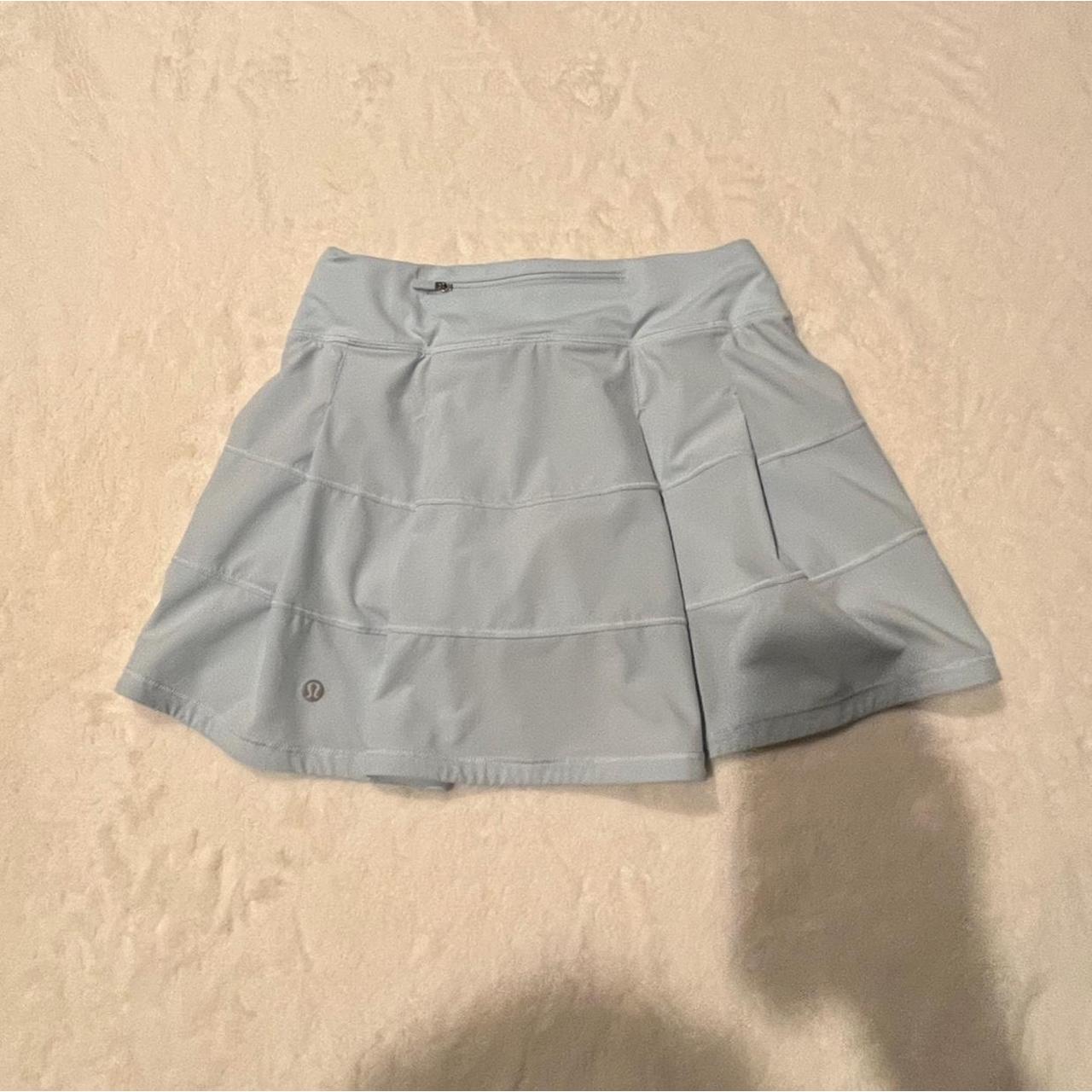 Light blue lululemon tennis skirt Like new Size 2... - Depop