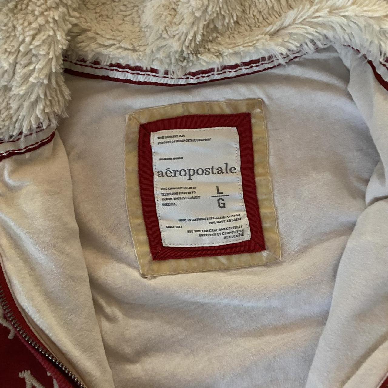 vintage Abercrombie n fitch fur lined zip up^_^ tts... - Depop