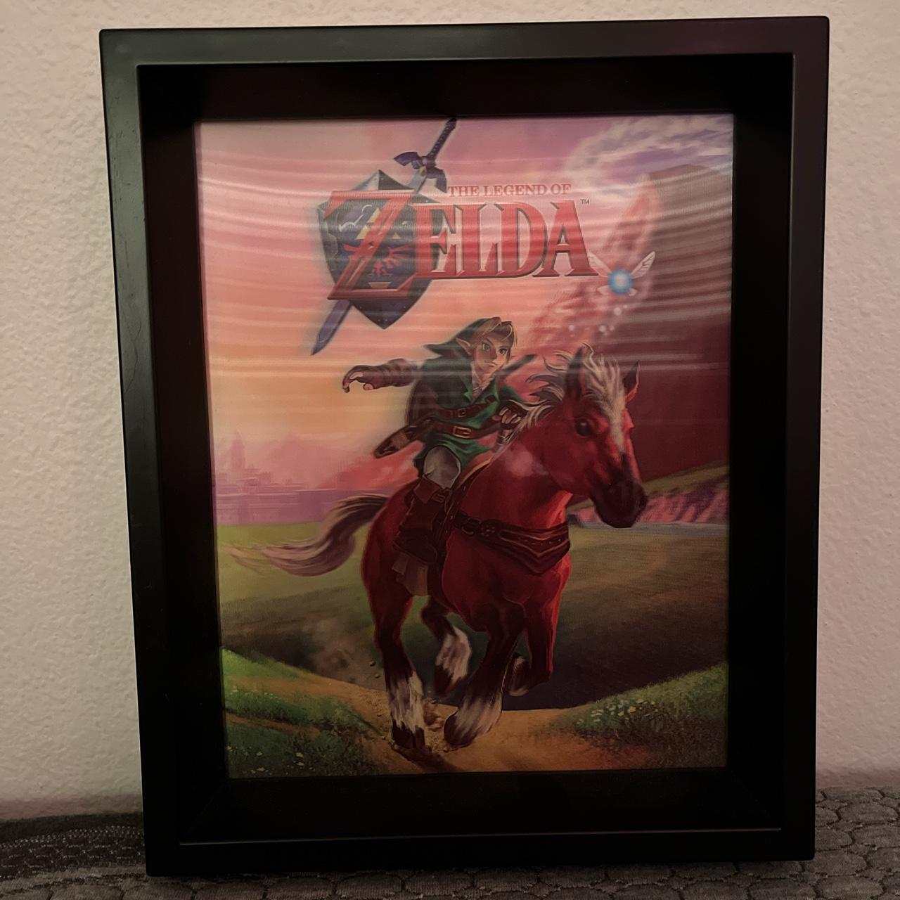 Legend of Zelda 3D Box Frame! pretty much brand... - Depop