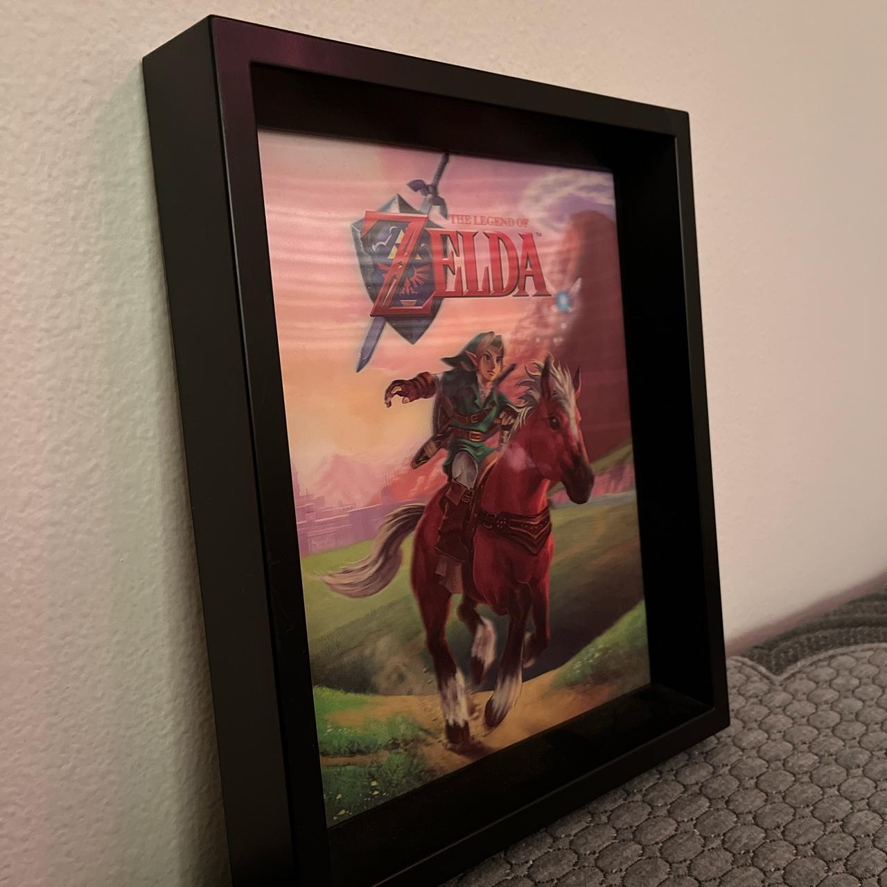 Legend of Zelda 3D Box Frame! pretty much brand... - Depop