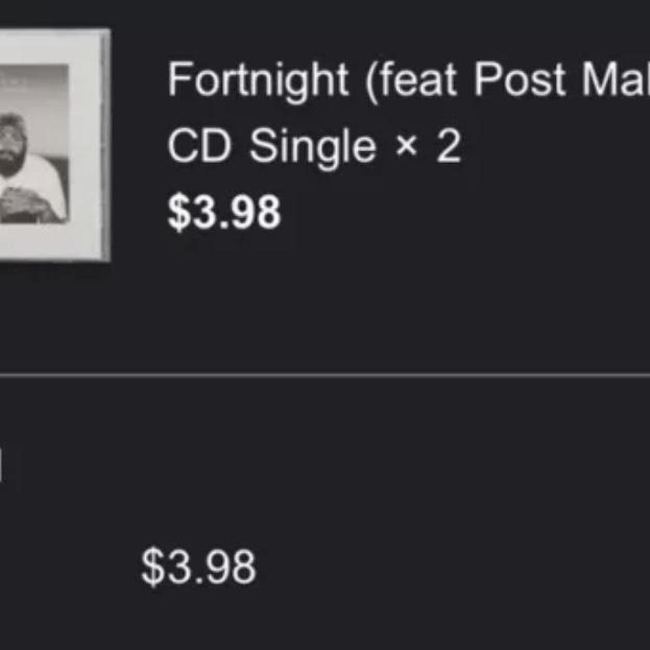 Taylor Swift Fortnight Cd Brand new, price is firm - Depop