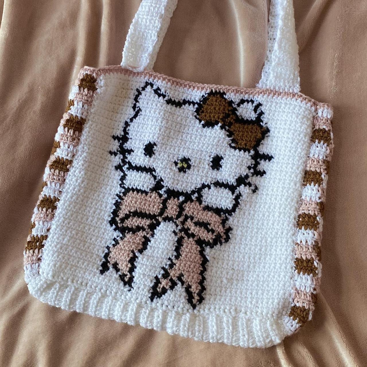 ⋆｡˚୨ lined handmade neapolitan ice cream hello kitty... - Depop