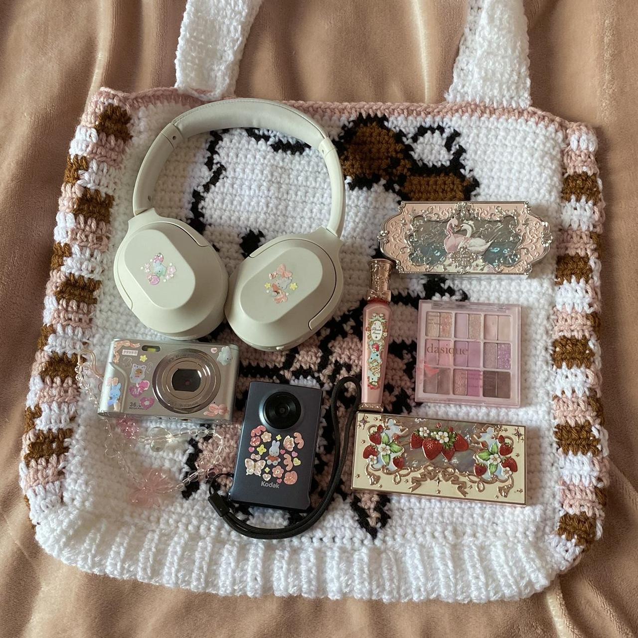 ⋆｡˚୨ lined handmade neapolitan ice cream hello kitty... - Depop