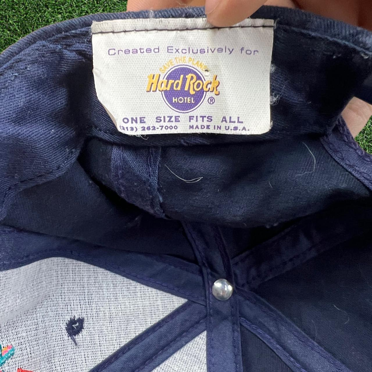 Vintage Hard Rock Cafe Las Vegas Snapback Hat Made... - Depop