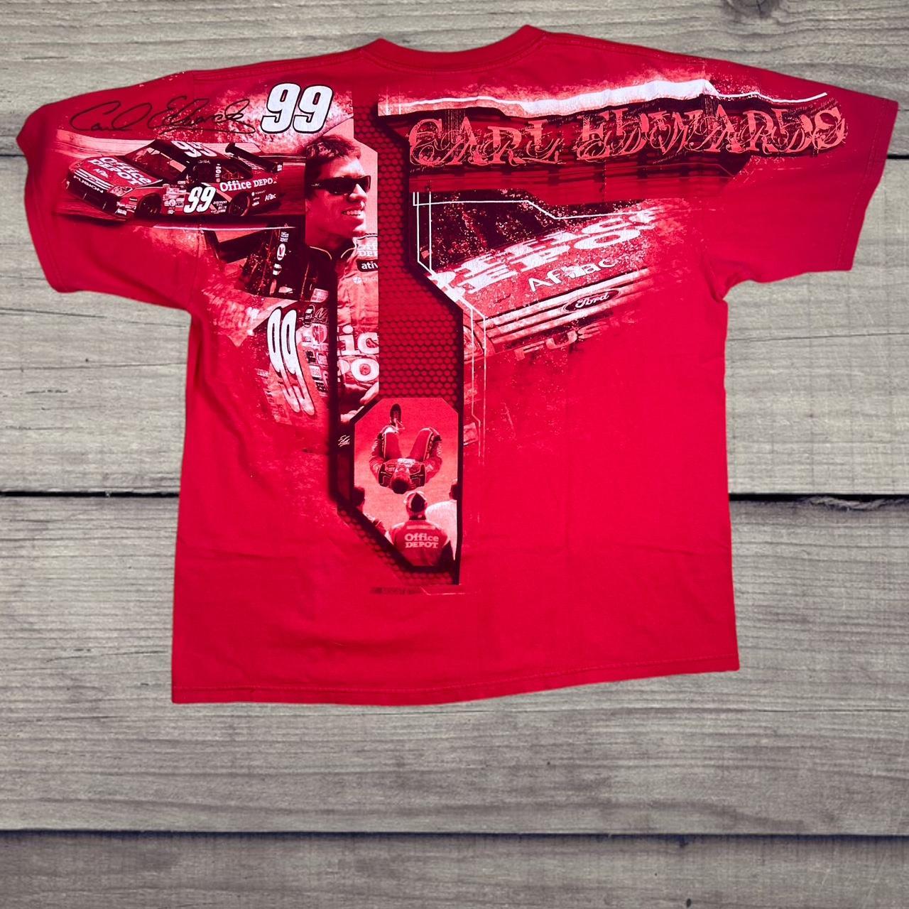 Carl Edwards Nascar Shirt Mens XL All Over Print AOP... - Depop