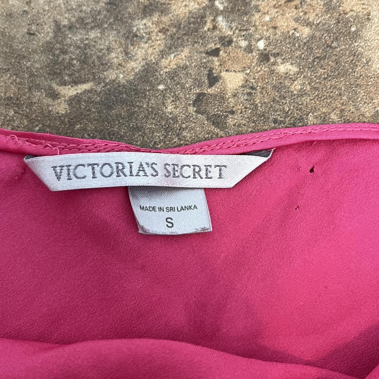 Victoria’s Secret Pink slip dress with white lace... | Depop