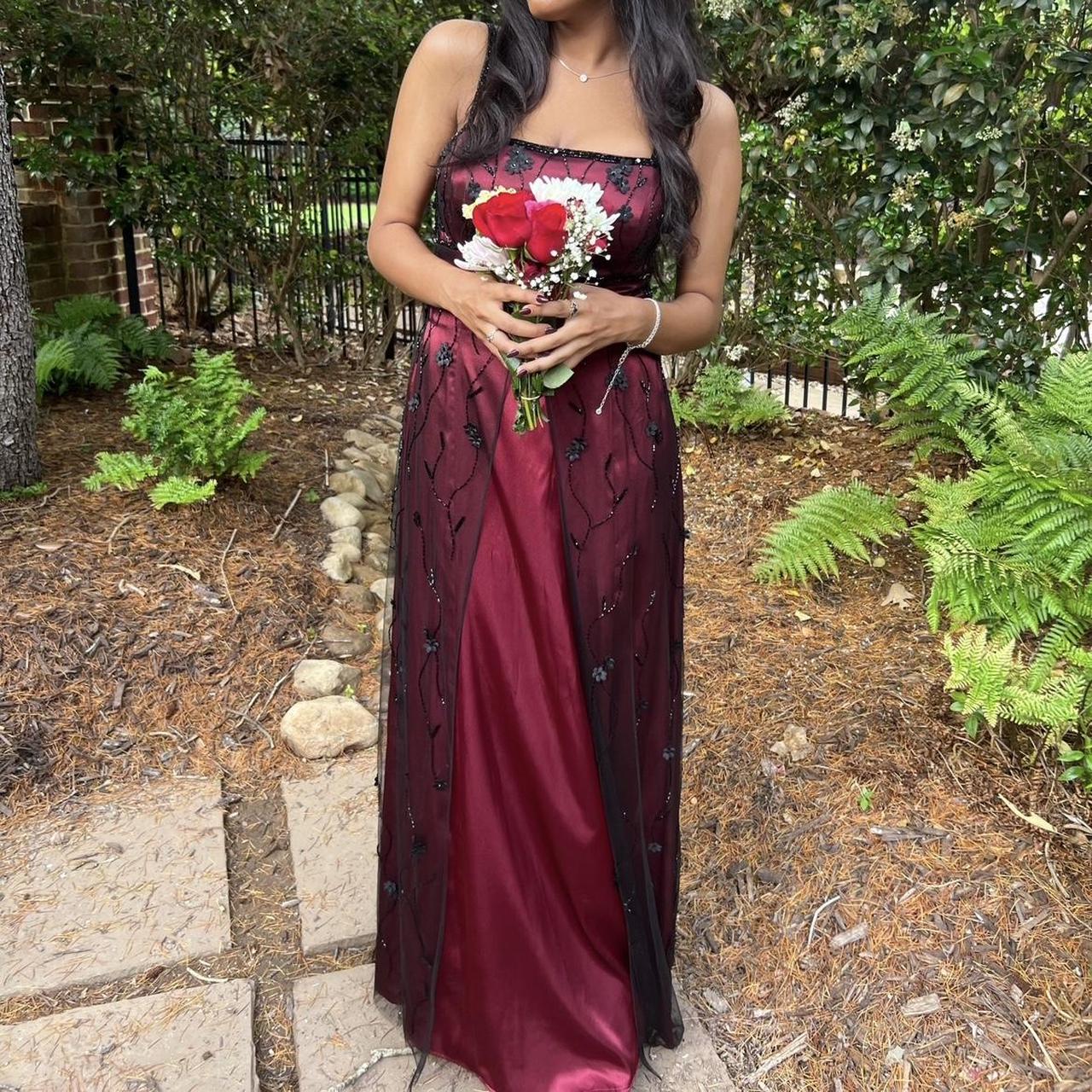 Stunning soft goth prom dress! The tag says size 10... - Depop