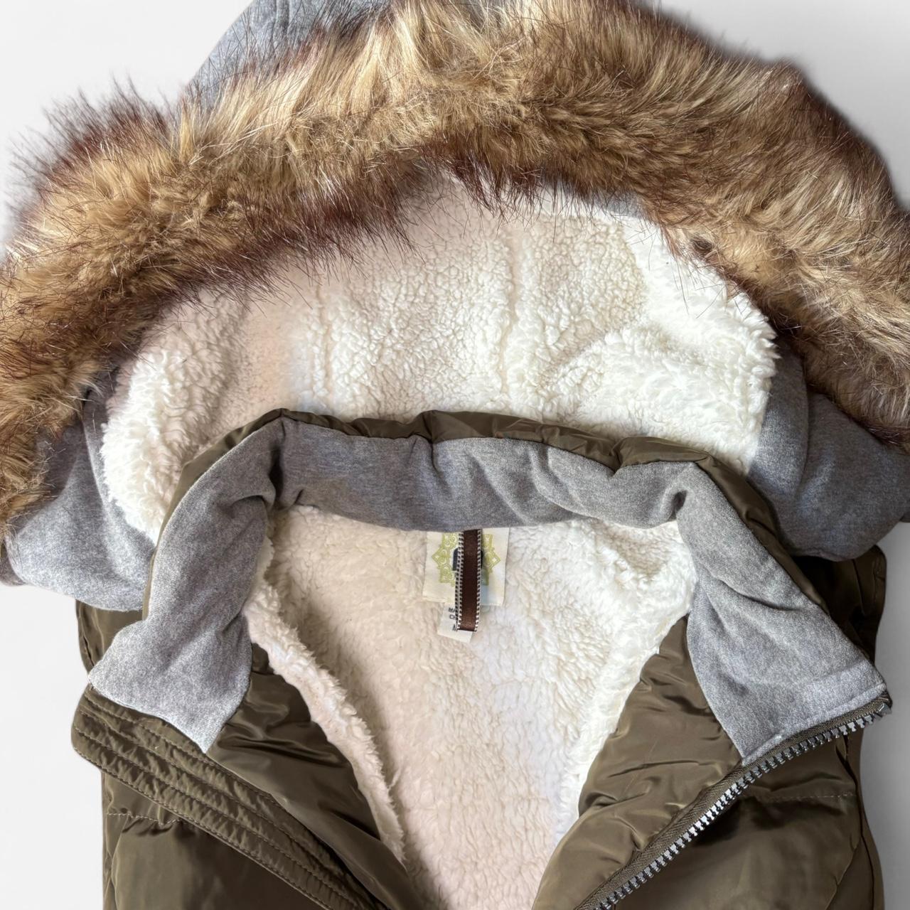 incredible y2k bella swan grunge fur trimmed hooded... | Depop