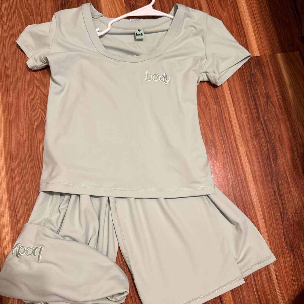 Saige green body by raven yoga set. Never worn.... | Depop