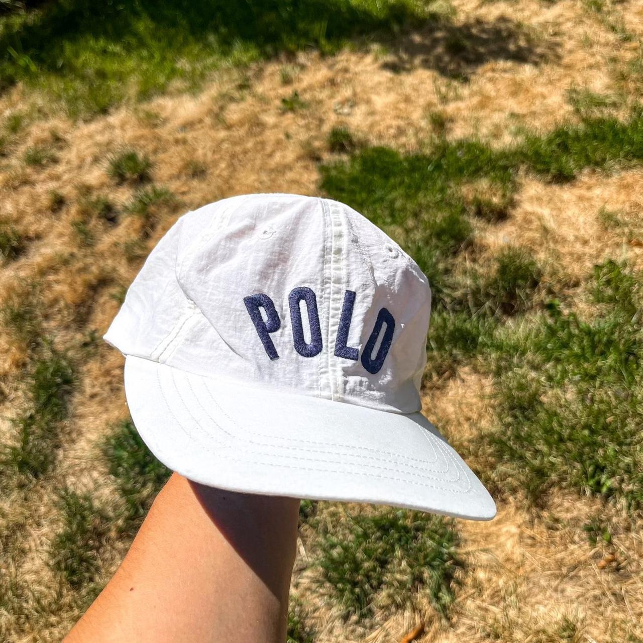 Vintage Polo Hat Embroidered logo no major flaws... - Depop