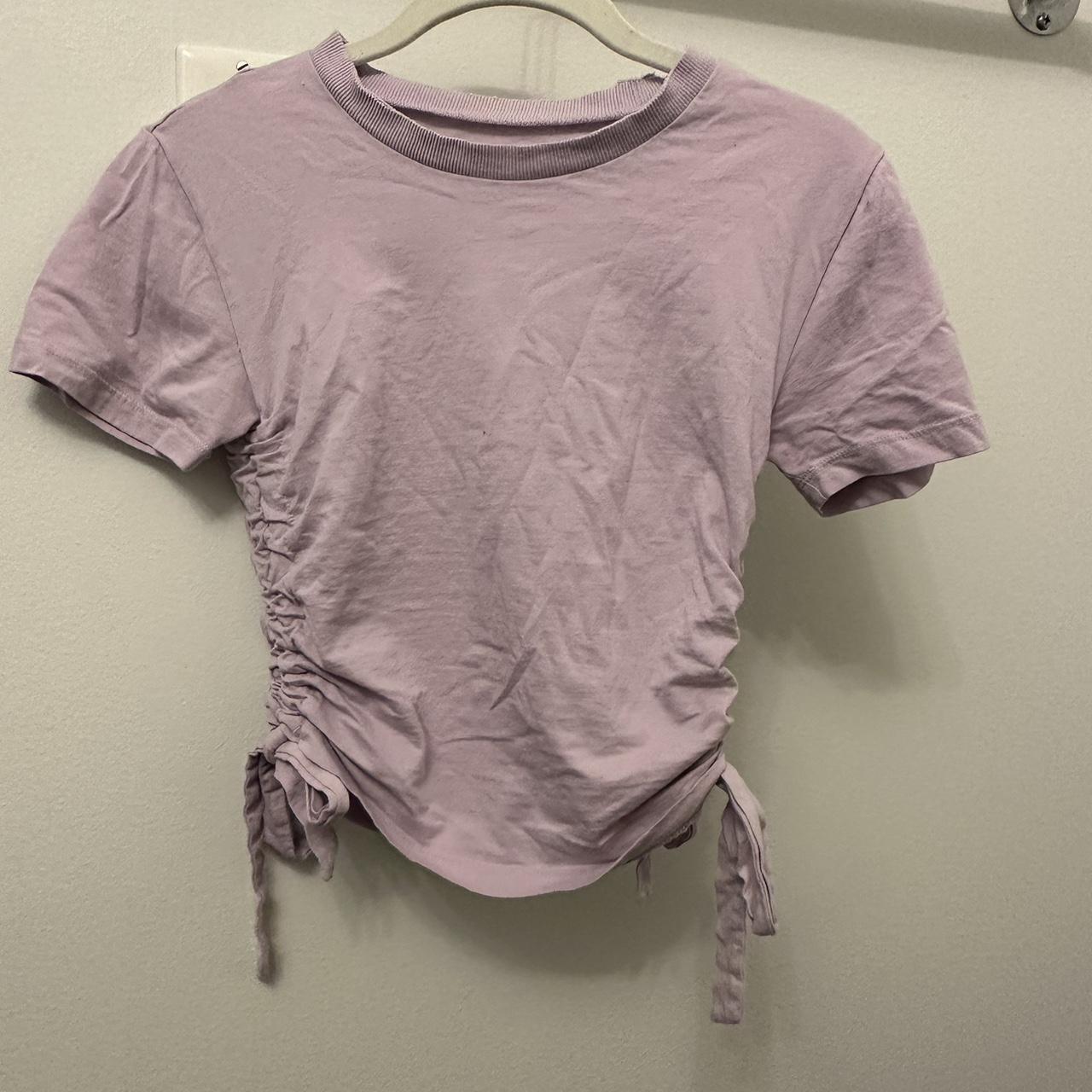 Urban Outfitters Women's Purple Crop-top | Depop