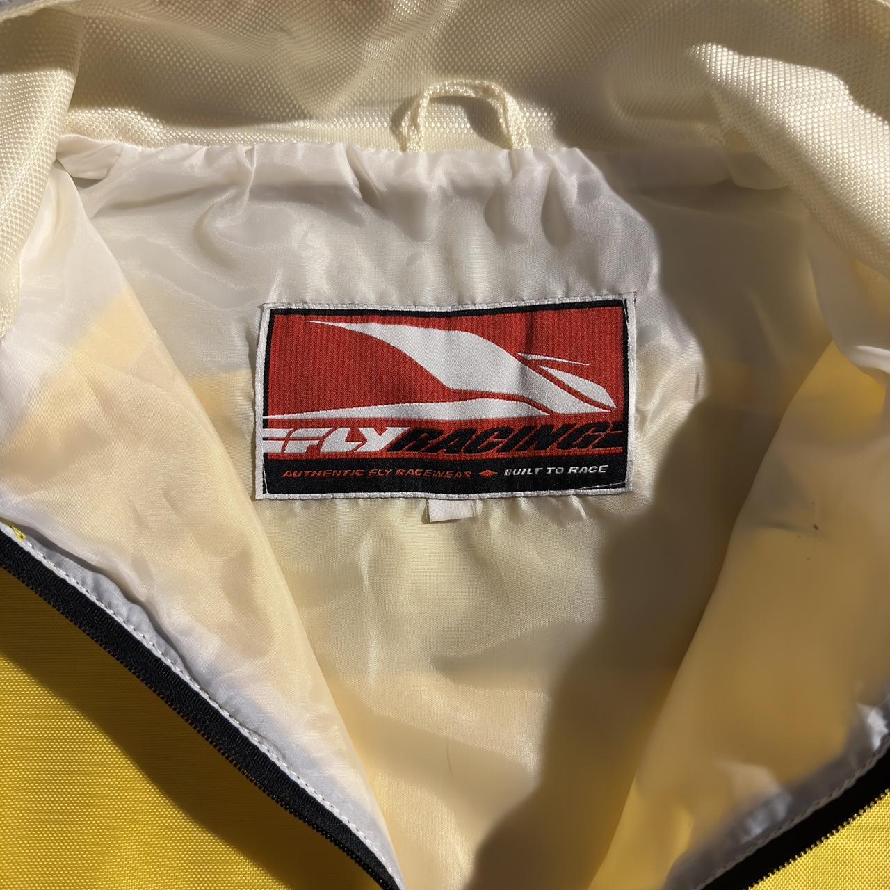 Yellow Racing Jacket XL #vintage #y2k #punk... - Depop