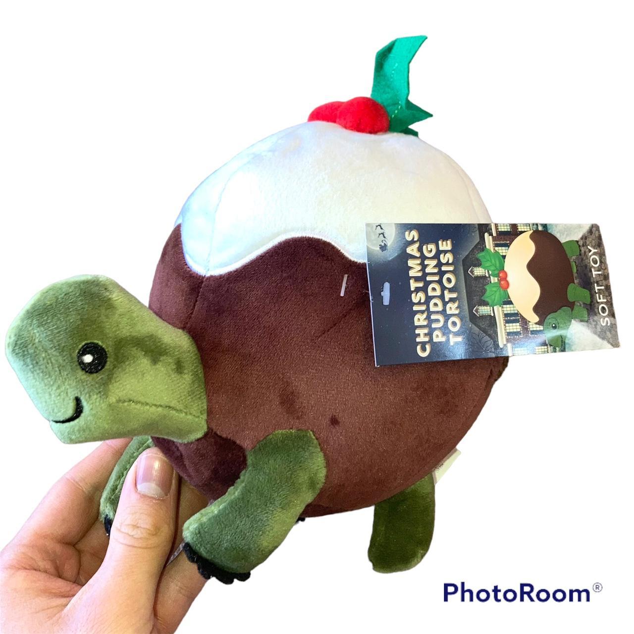 Christmas pudding tortoise Soft Toy Kevin the... - Depop
