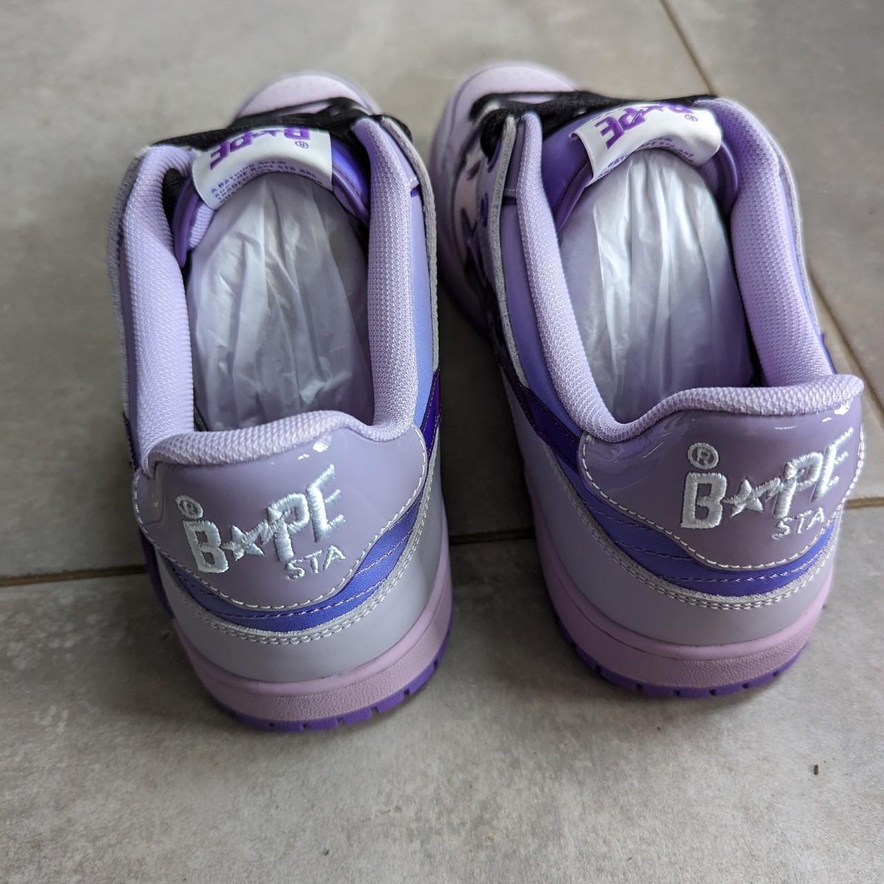 BAPE SK8 STA Purple Size US 11/UK 10 In perfect... - Depop