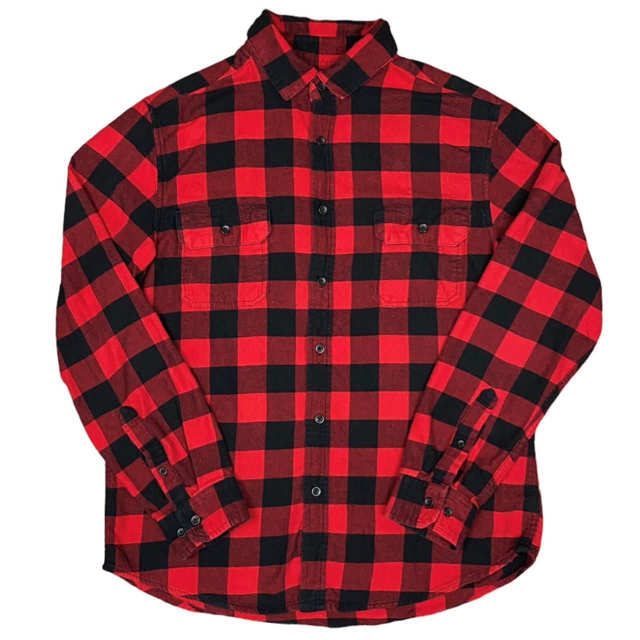 Goodfellow & Co. Men's Red and Black | Depop