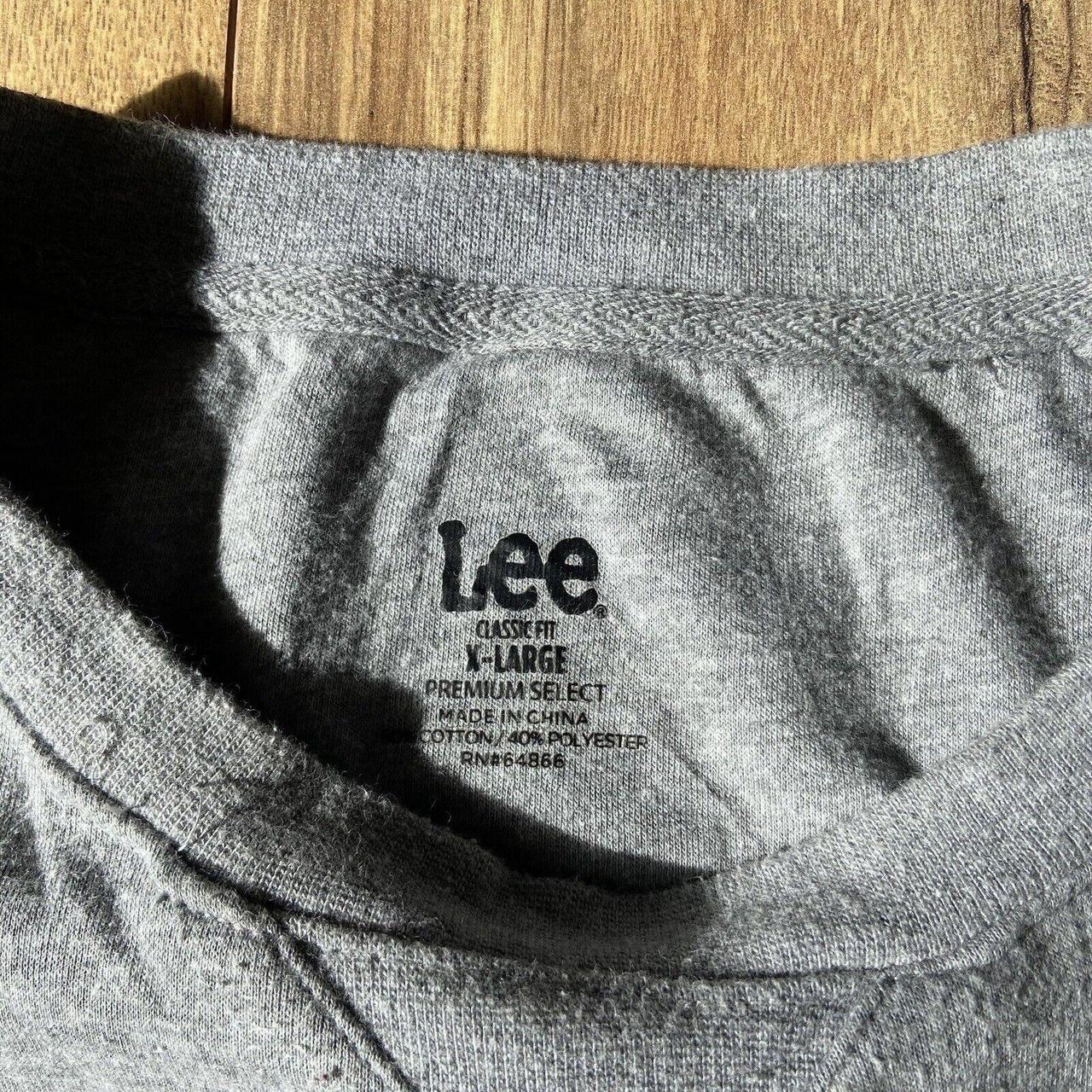 Lee Premium Select Sweatshirt Size XL USA Grey... - Depop