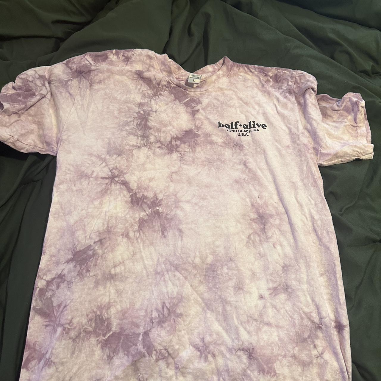 unisex large half alive official merch tee, never... - Depop