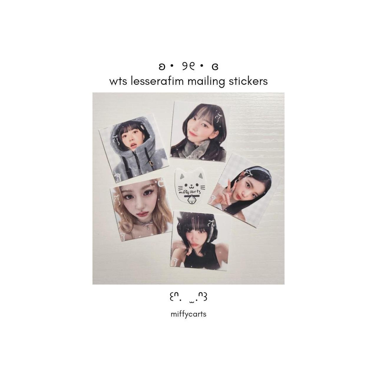 ⋆ ˚｡ wts ⋆୨୧˚ 𔘓⠀࣪. lesserafim stickers `· . ୨୧⠀... - Depop