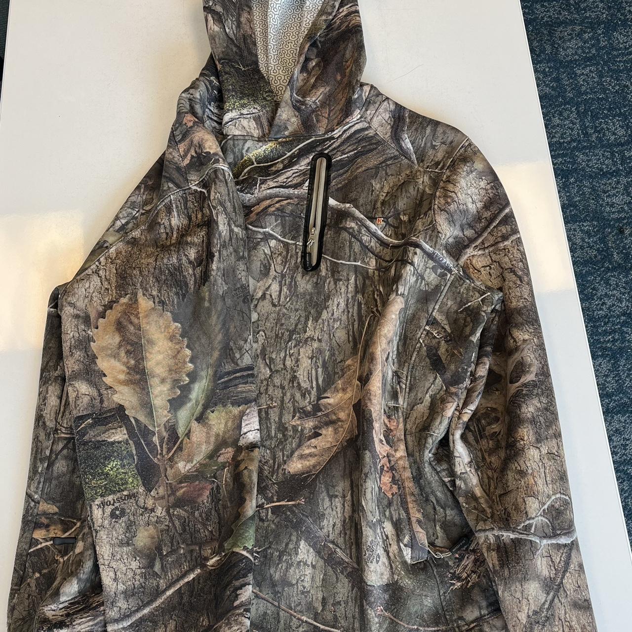 Mossy Oak Camo Jacket With Neck Gaiter Same or Next... - Depop