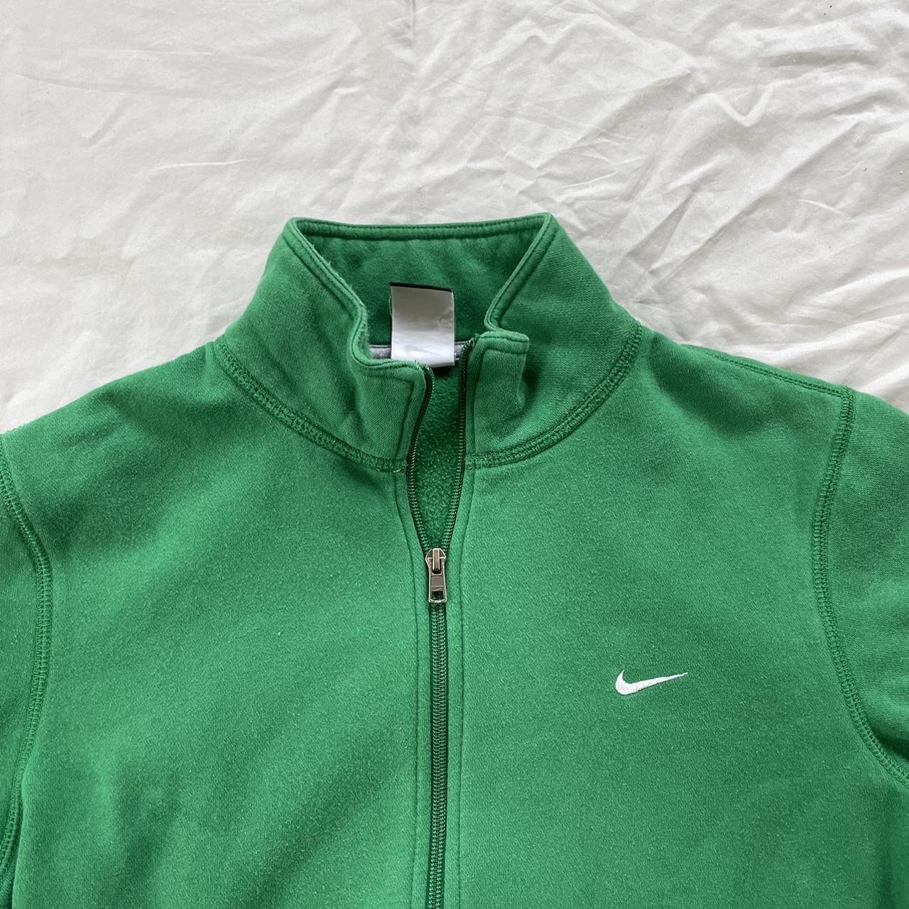 Y2K Green Nike Zip Up Men’s Size Medium #nike #y2k... - Depop