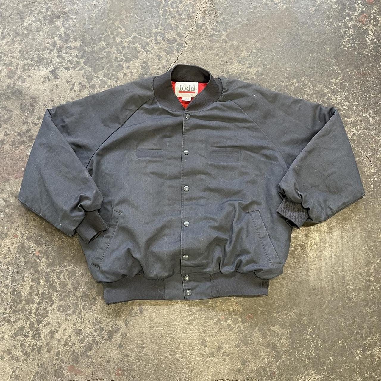 Vintage 80s bomber style work jacket! Nice jacket,... - Depop