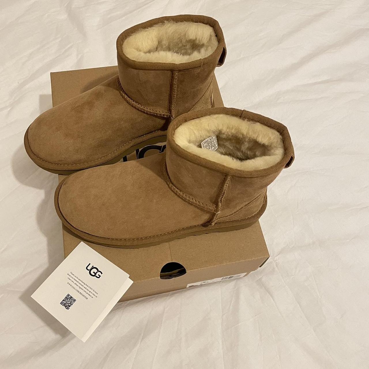 Brand new authentic Size 3 UGG classic mini boot... - Depop