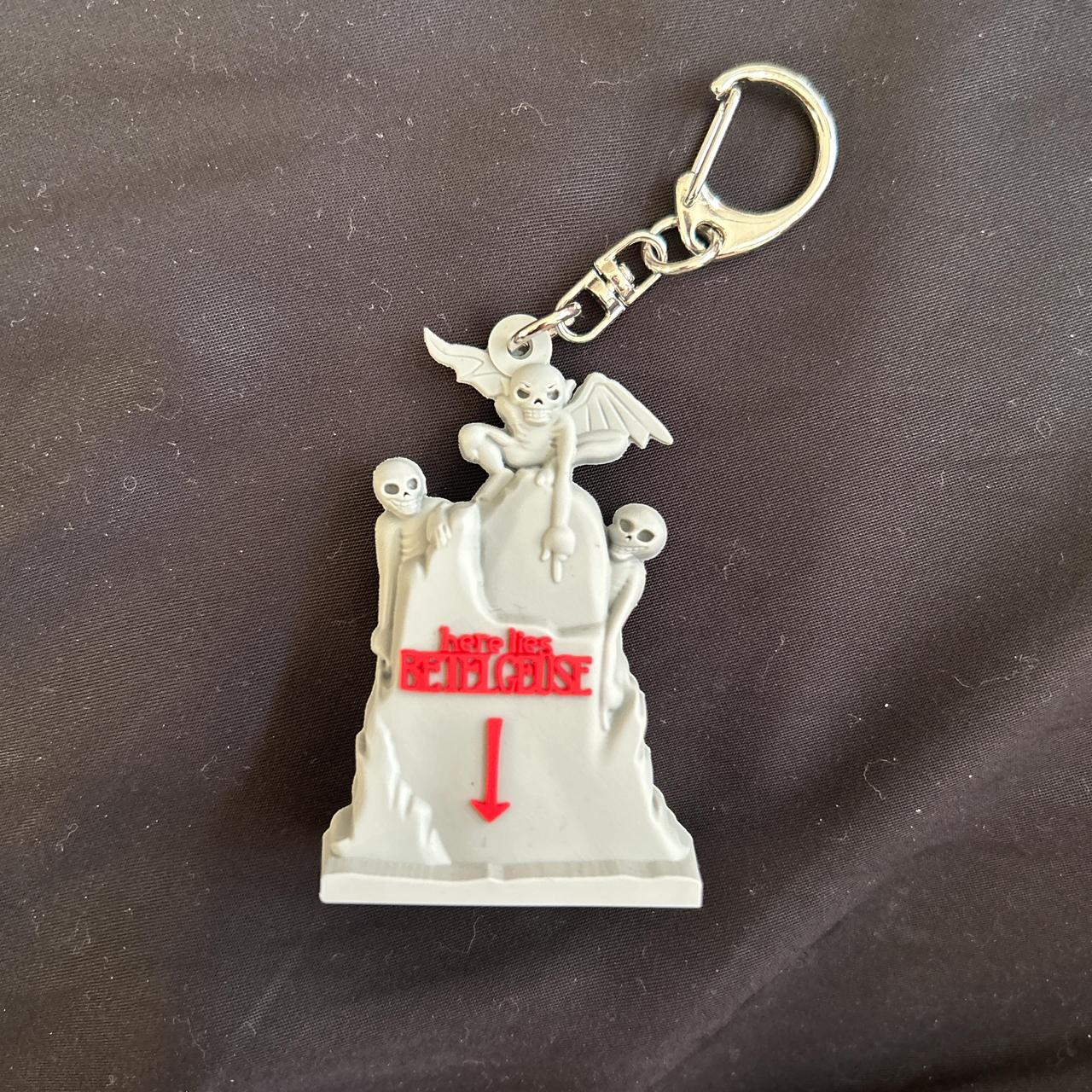 Here Lies Beetlejuice Gravestone Keychain. Opened... - Depop