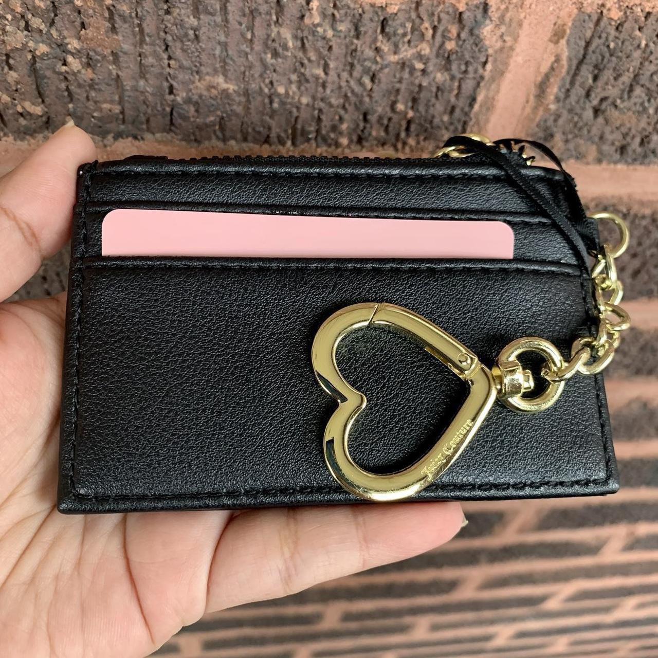 Juicy Couture Bedazzled Card Case🖤 super cute!!... - Depop