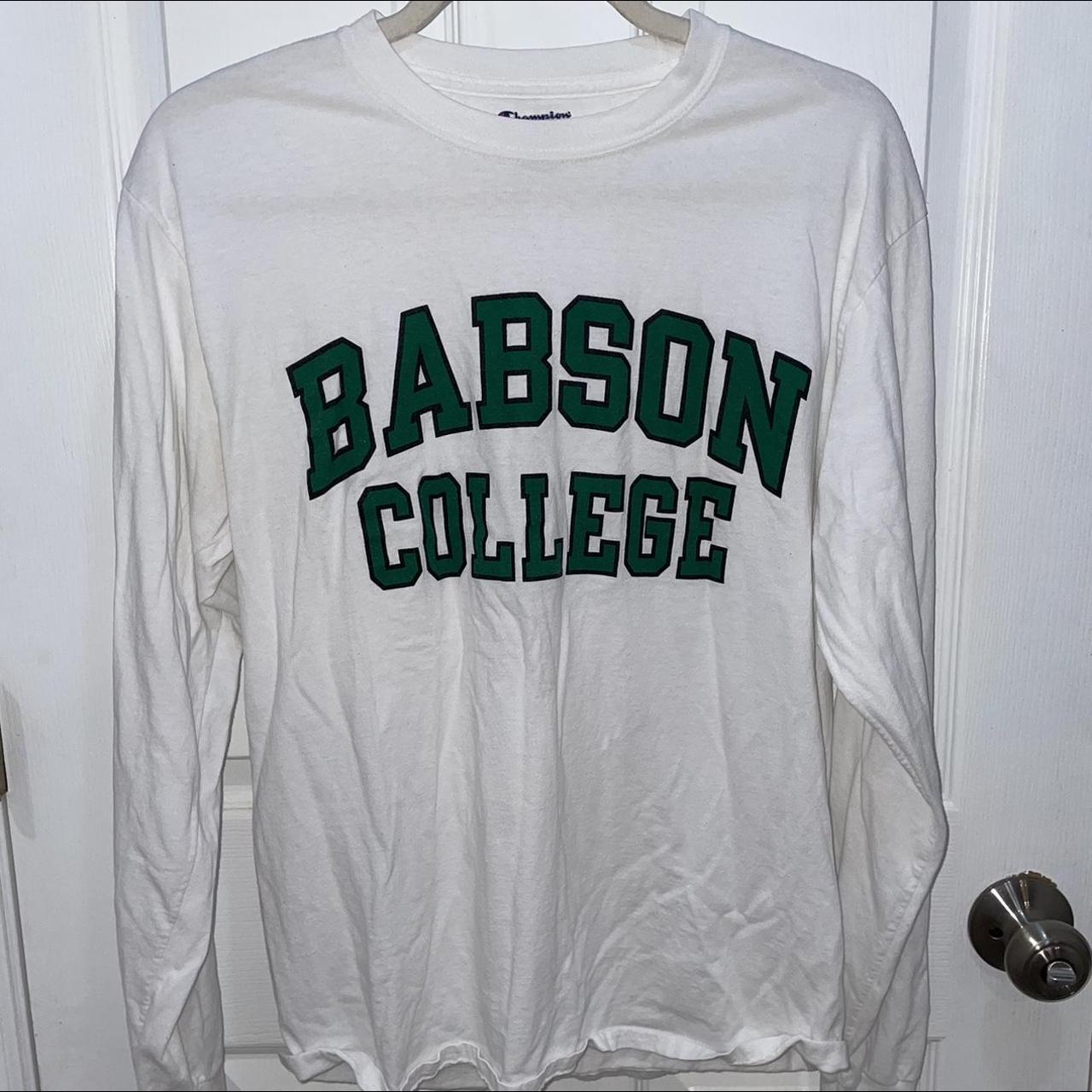 Babson College Champion Long Sleeve - Depop