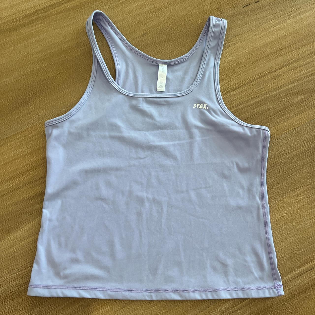 Stax tank and shorts set in Lilac Size L Worn a... | Depop