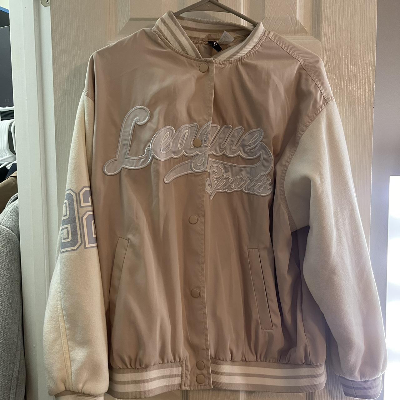 H&M varsity jacket -lightweight -perfect for all... - Depop