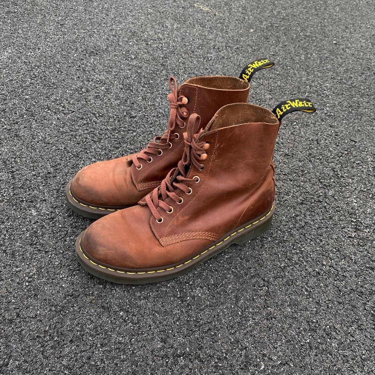 Brown Doc Martens (USM 10) These are broken in... - Depop