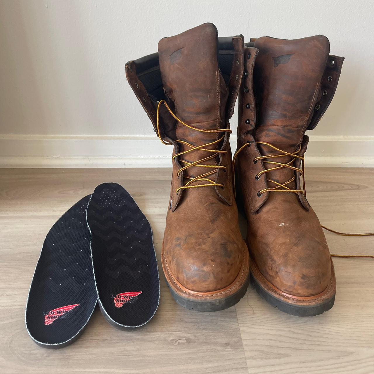 Red Wing work Boots Originally $275 - Depop