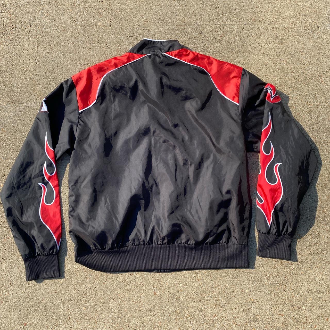 Chevrolet Polyester jacket Tagged XL (fits like a... - Depop