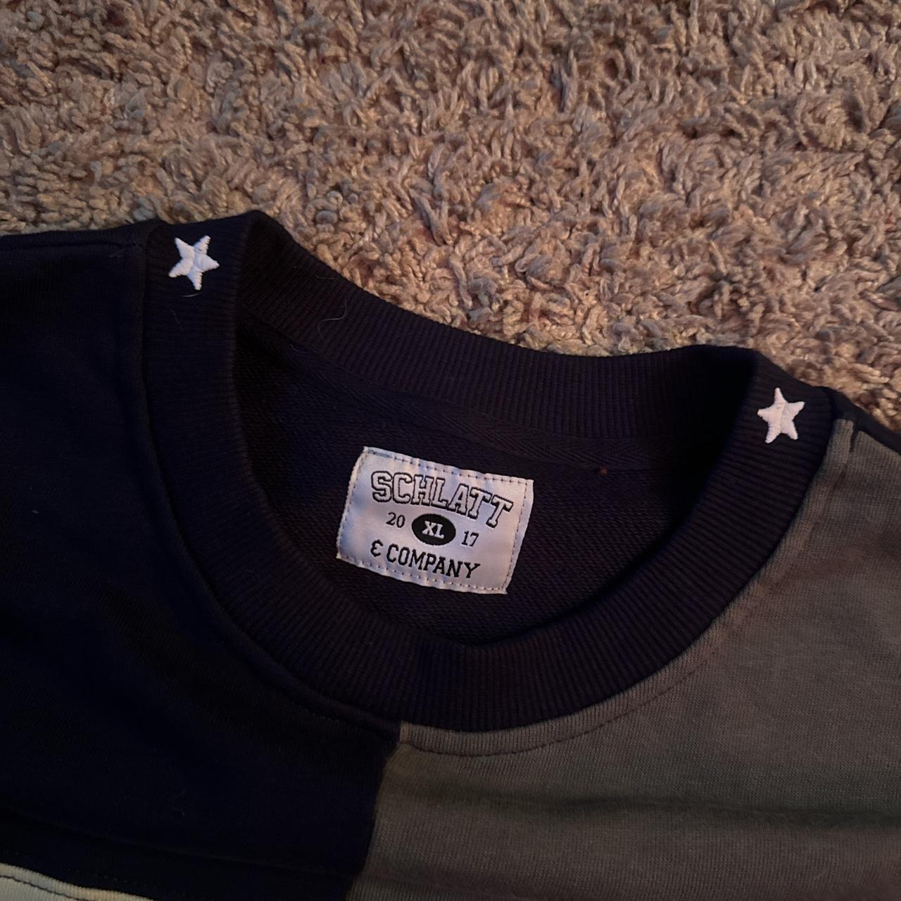 Jschlatt Schlatt & Co Merch Patchwork College Crew... - Depop