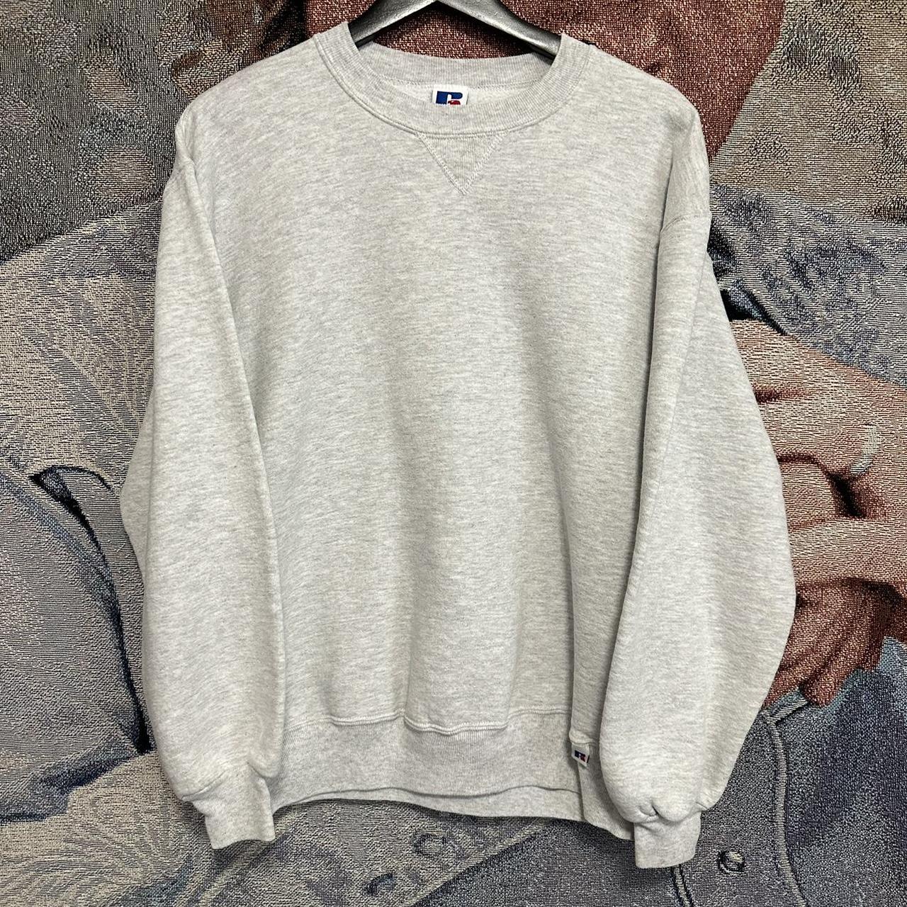 90s Gray Russell Blank 26.5x22 L All items are in... - Depop