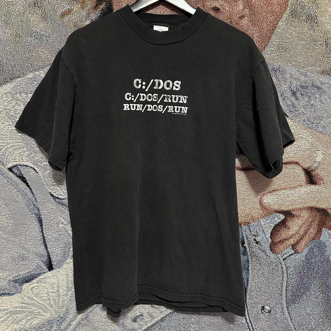 Y2K Run Dos Run Tee 28x22 L All items are in used... - Depop