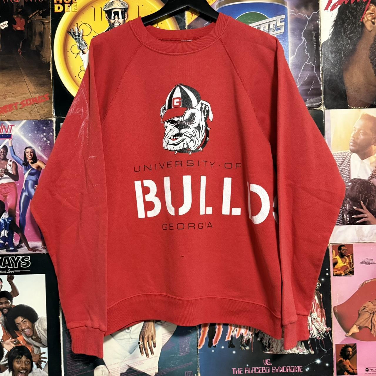 80s University of Georgia Crewneck Has Stains and... | Depop
