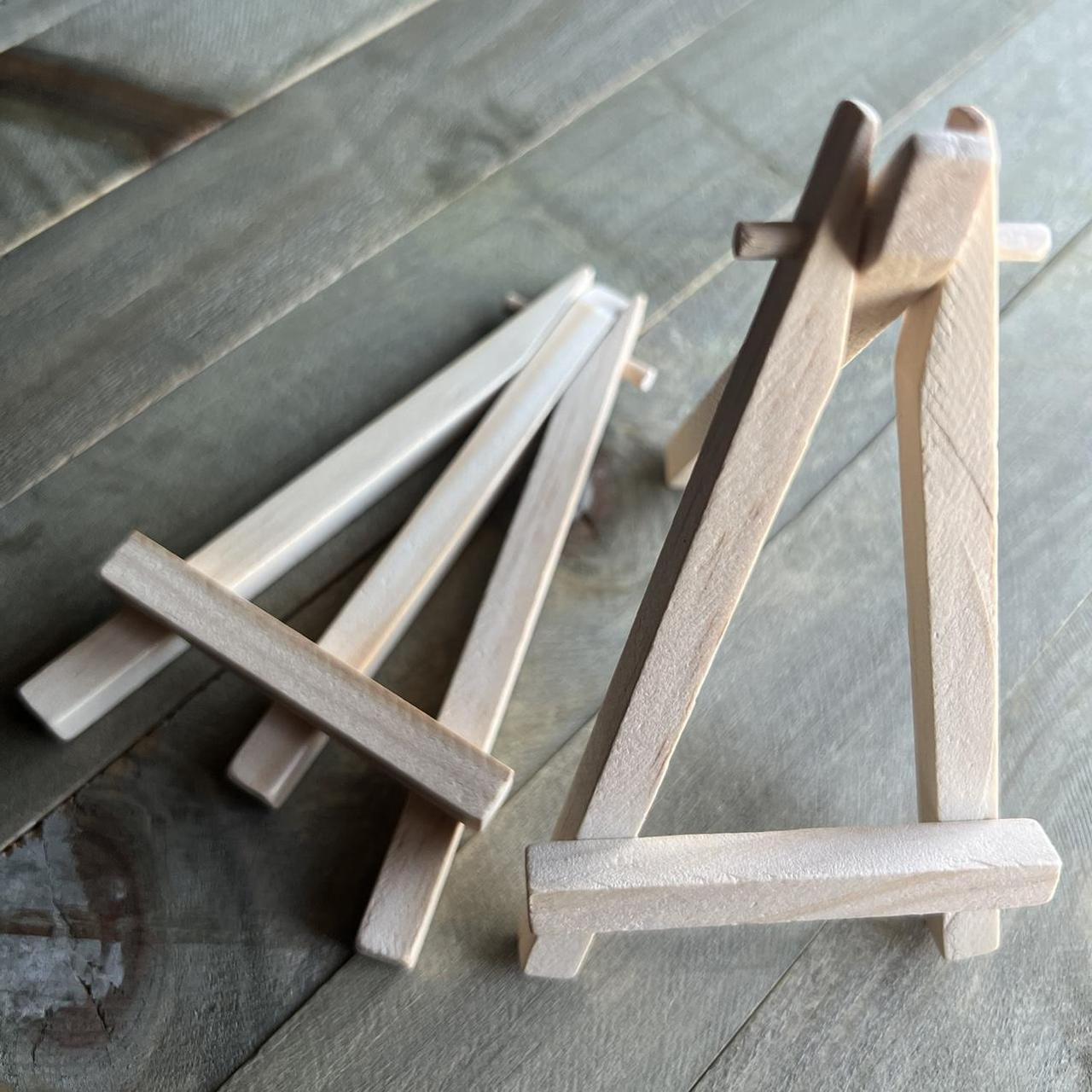 mini wooden easel (2) 🎨 🖼️ 🖌️ • new! • you get 2... - Depop