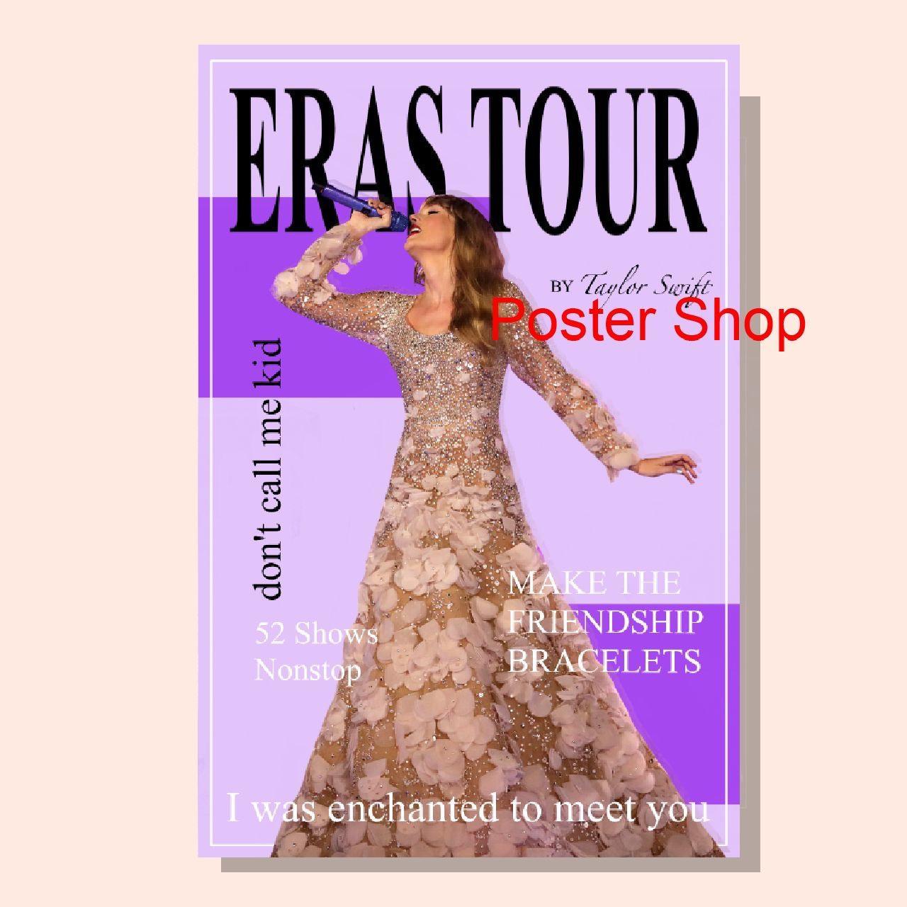 TAYLOR SWIFT POSTER Era tour in the style of a... - Depop