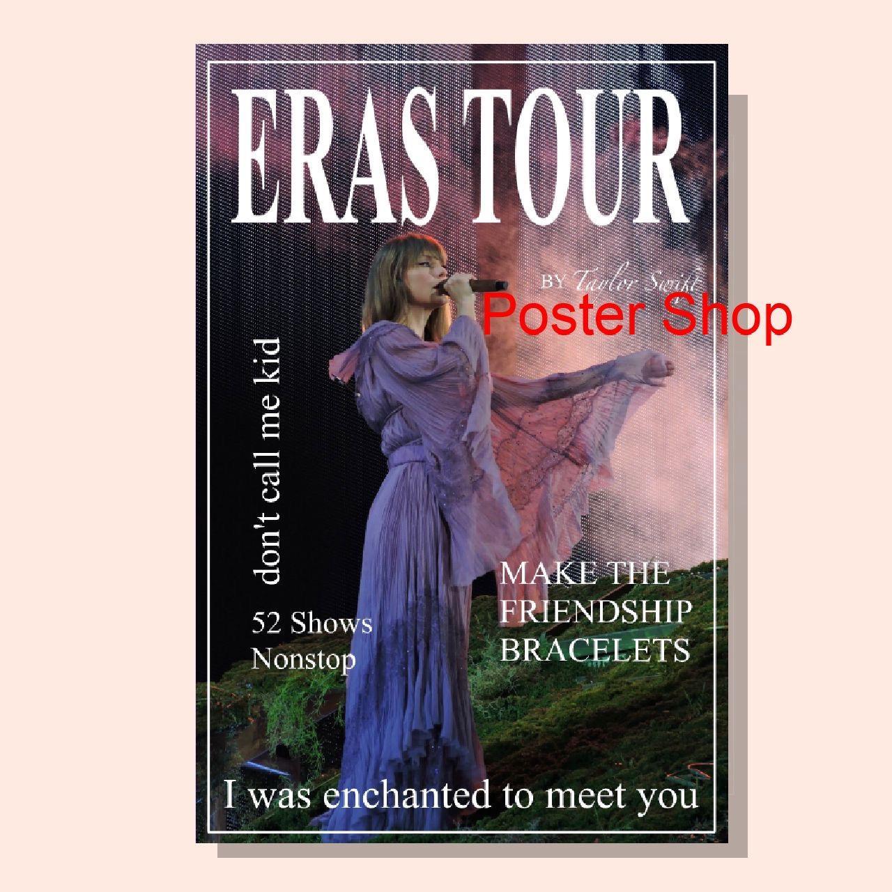 TAYLOR SWIFT POSTER Era tour in the style of a... - Depop