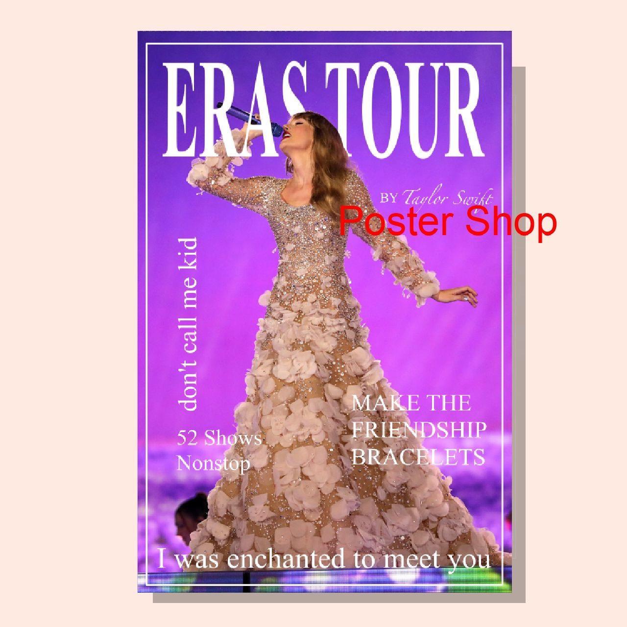 TAYLOR SWIFT POSTER Era tour in the style of a... - Depop