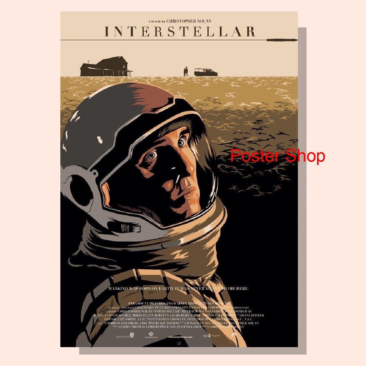 INTERSTELLAR POSTER Size: A4 Printed on quality... - Depop