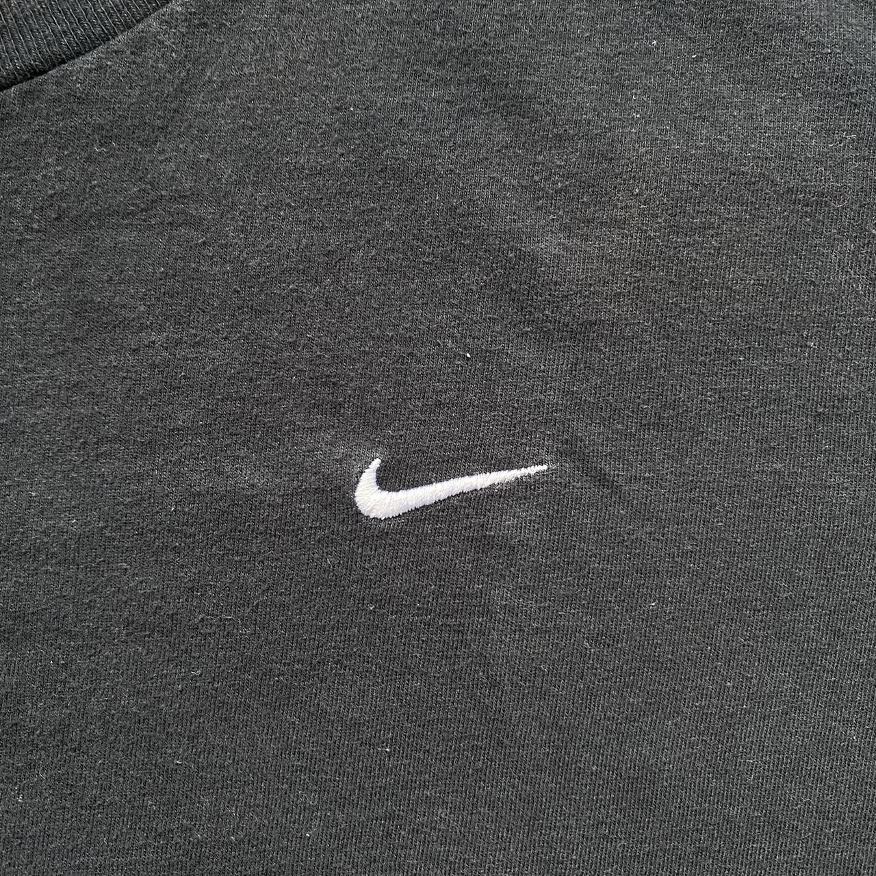 #Nike black micro-swoosh basic tee. Size: Large.... - Depop