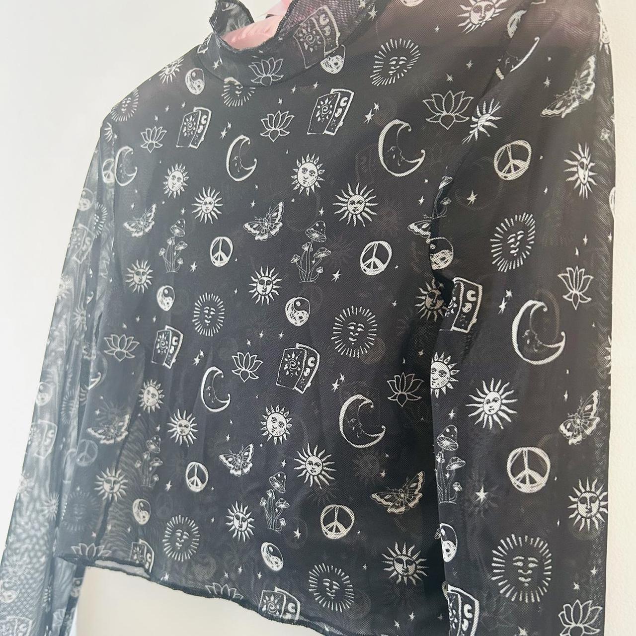 DISTURBIA -WITCHY MESH TOP 🔮 -SIZE 10 -L | 17... - Depop