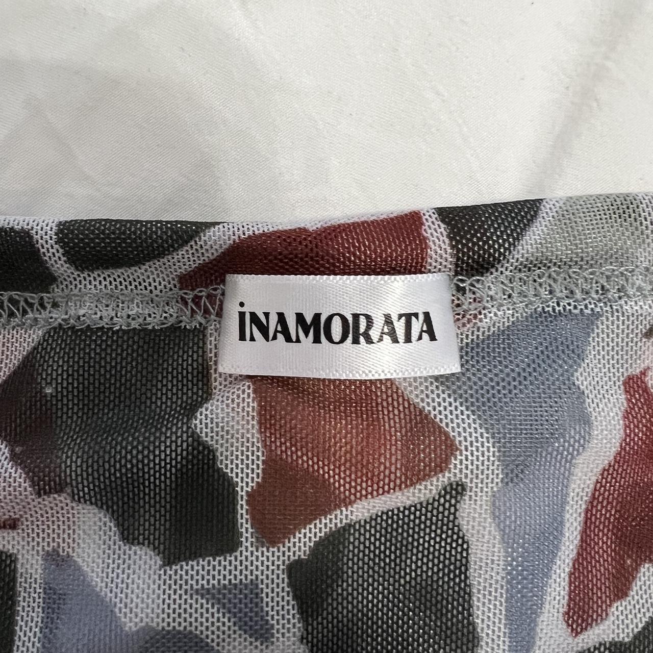 Mosaic inamorata tube top with string detail in the... - Depop