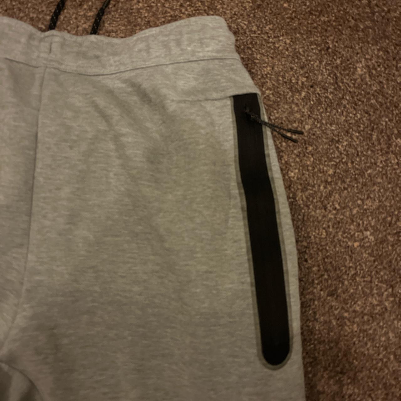 Grey Nike tech fleece pants Size medium Perfect... - Depop