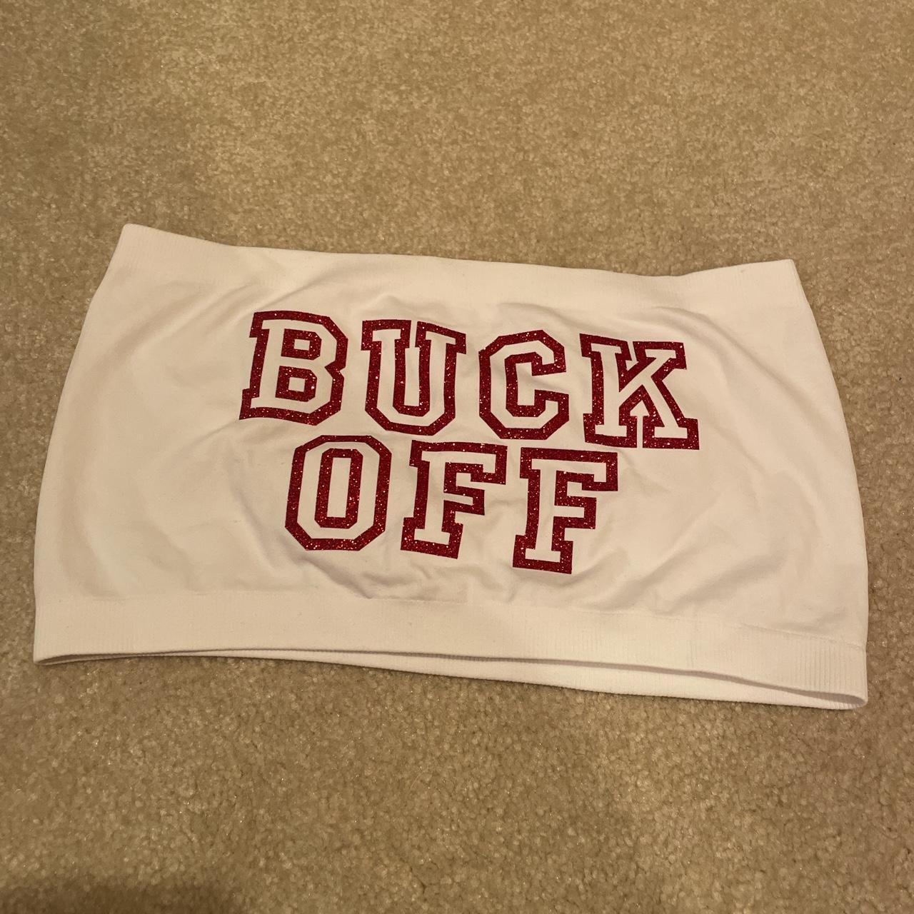Gameday Bae Ohio State Buck Off Bandeau, one size... - Depop